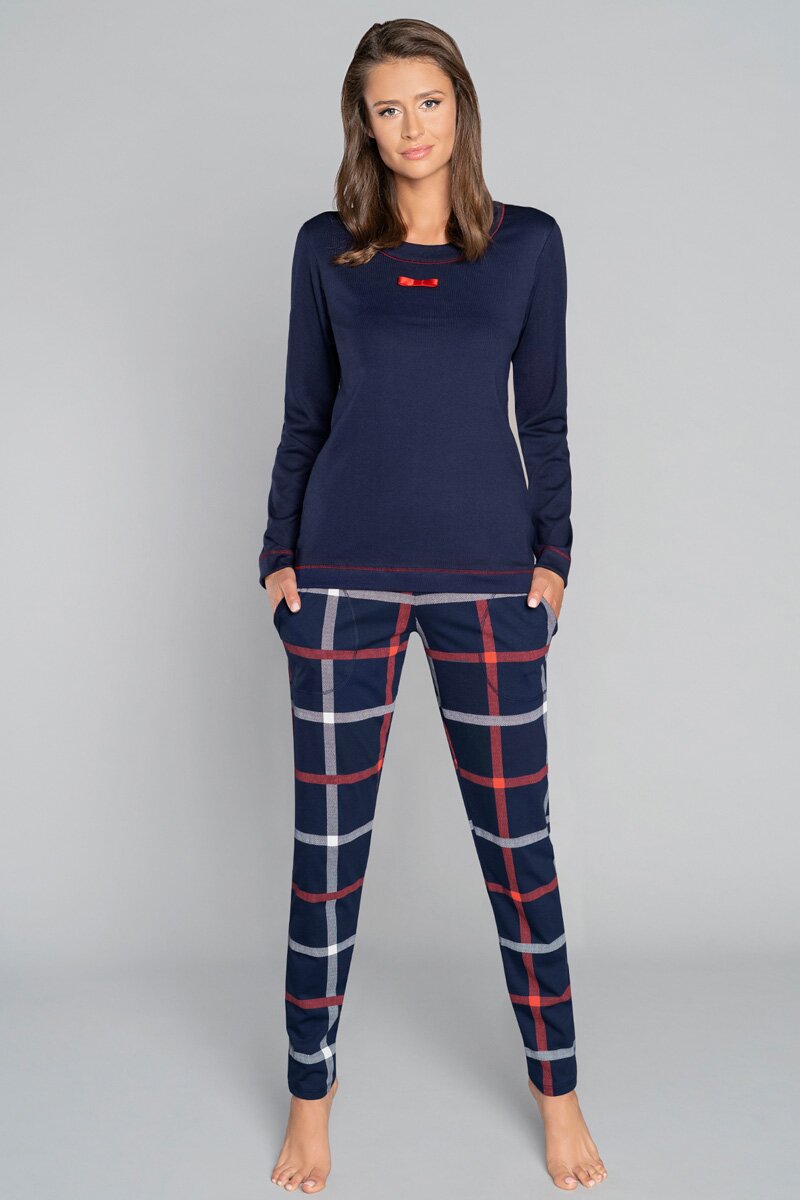 Dámske pyžamo Italian Fashion Izera tmavomodré | Liliana.sk